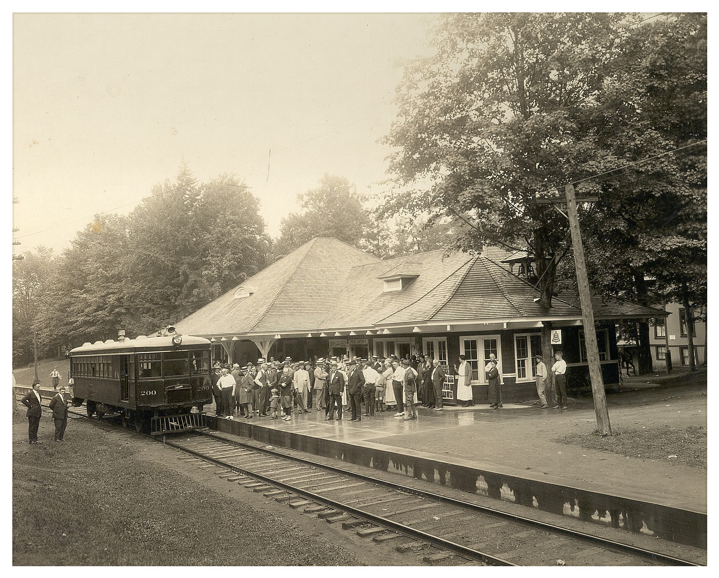 The Sacandaga Park FJ&G Railroad Station